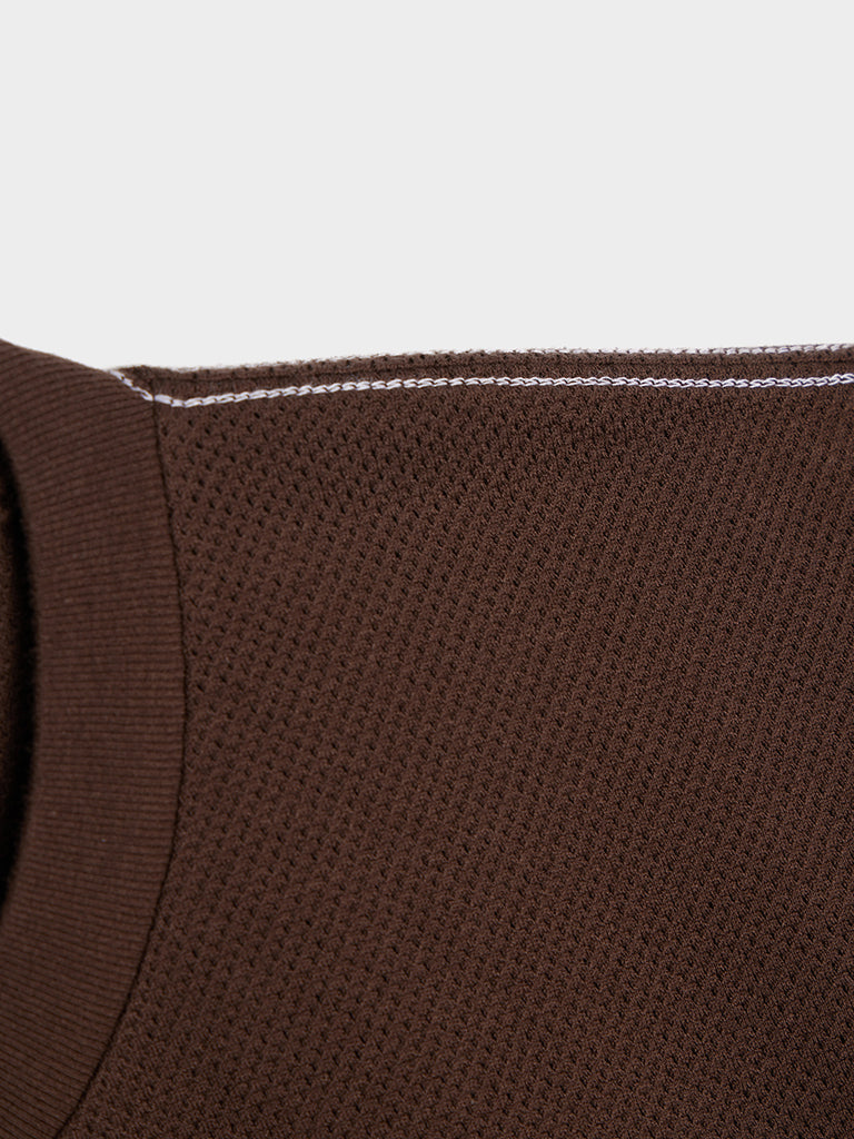 Cotton Mesh Dyed Tee | Auralee | 7017 REIGN